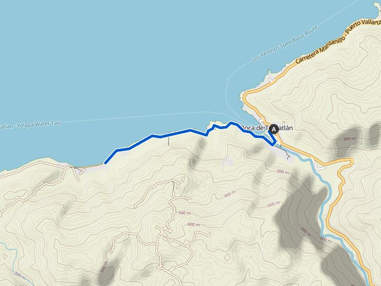 Desde Boca de Tomatlán a la playa Las Animas — ida y vuelta ...